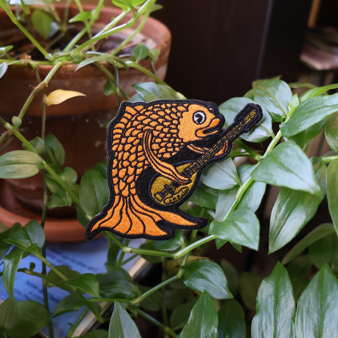 Jammin' Goldfish - King Gizzard & the Lizard Wizard Iron-on Patch - Etsy