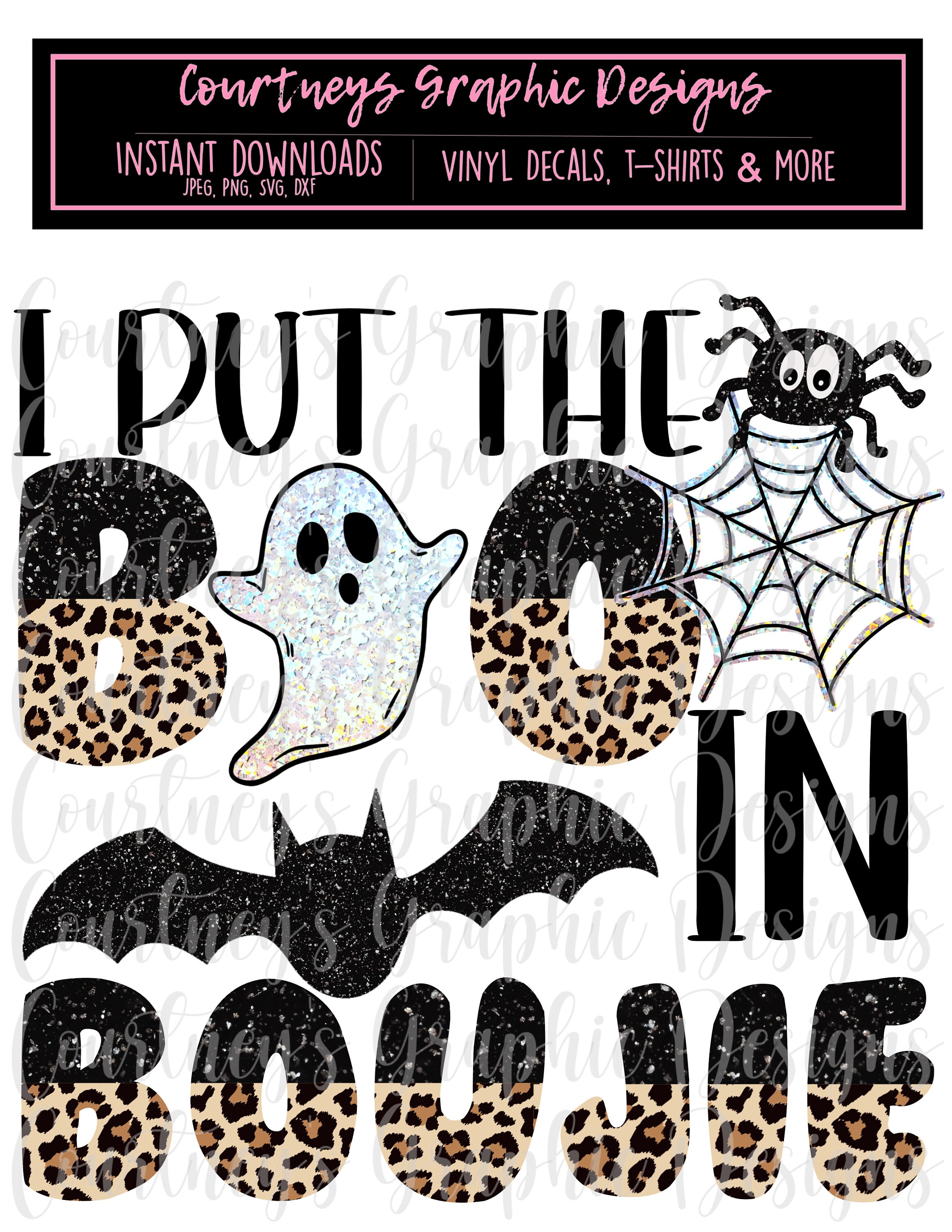 I Put the Boo in Boujie Boujie Png Boujie Halloween Png - Etsy