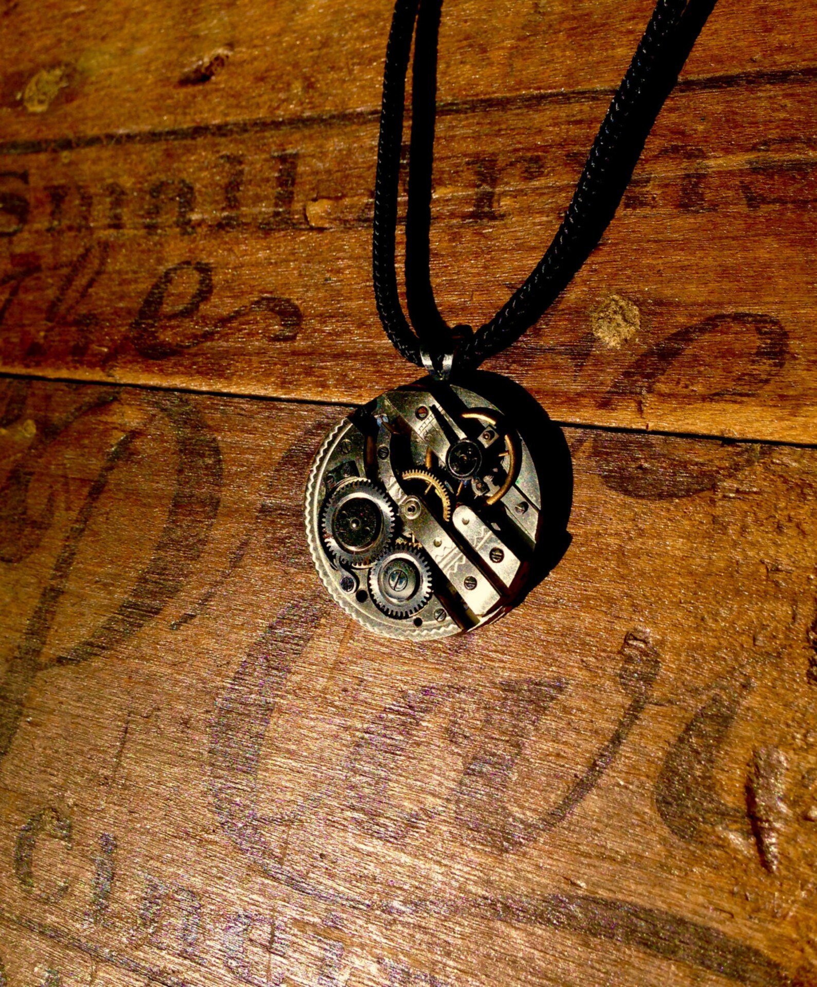 Watch Gear Pendant - Etsy
