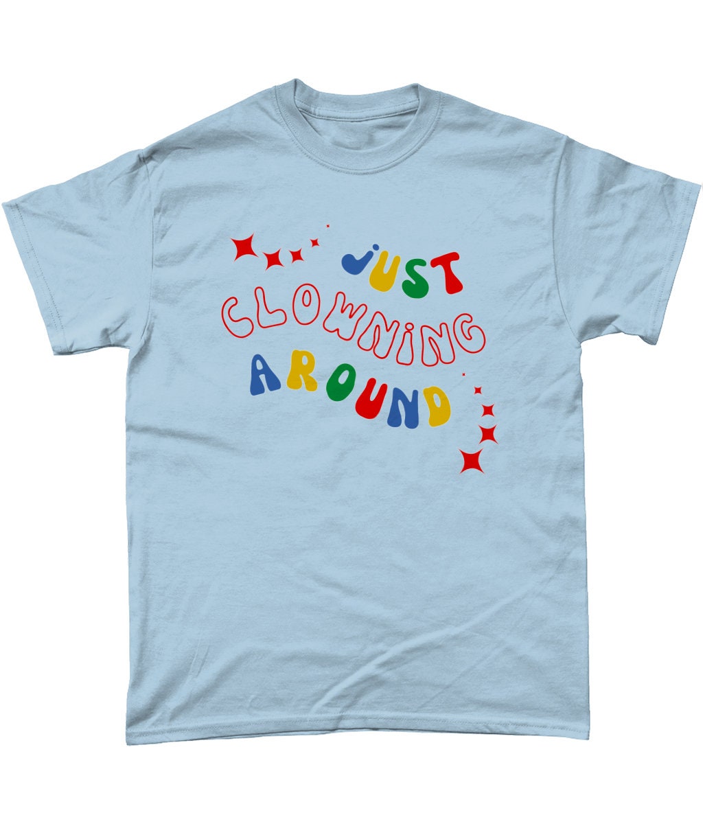 Clowncore Clothing, Weirdcore Clothes, Alt Fashion Clown Shirt, Kidcore ...