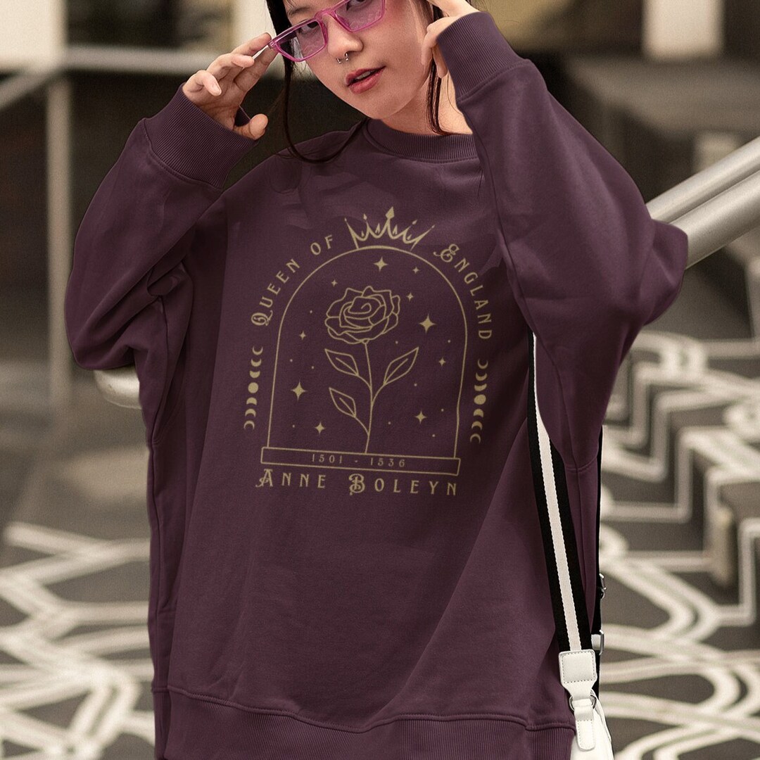 Anne Boleyn Shirt Tudor Sweatshirt Royalty Core Sweater Dark Academia ...