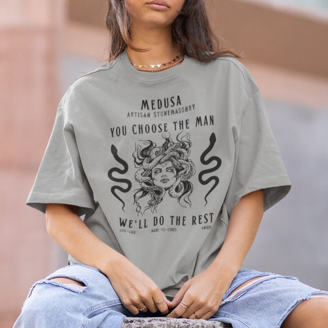 Medusa Shirt Fairy Grunge Light Academia Clothing Greek Mythology Shirt ...