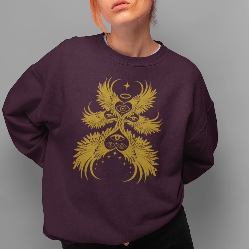 Biblically Accurate Angel Sweatshirt Realistic Angel Shirt Angelcore ...