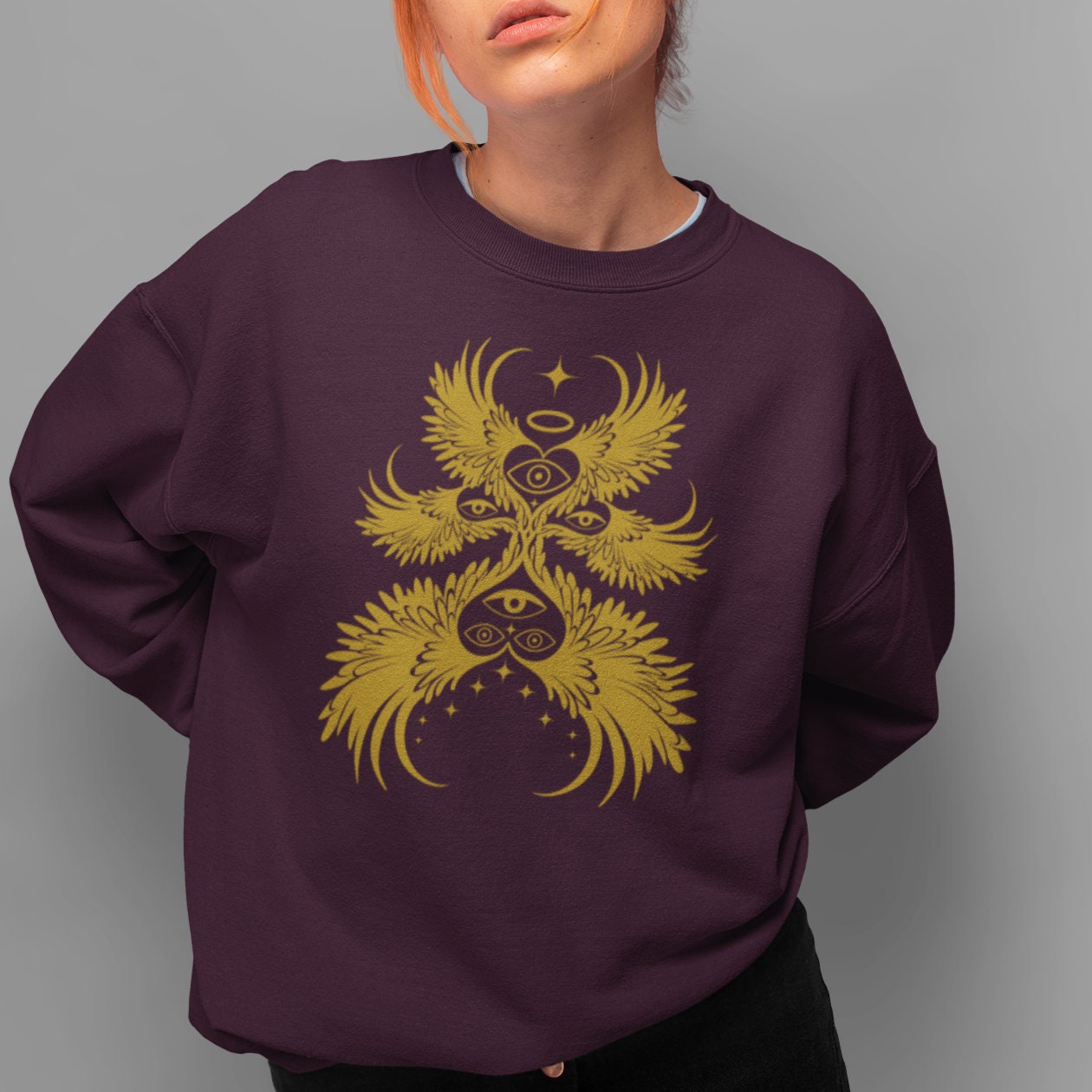 Biblically Accurate Angel Sweatshirt Realistic Angel Shirt Angelcore ...