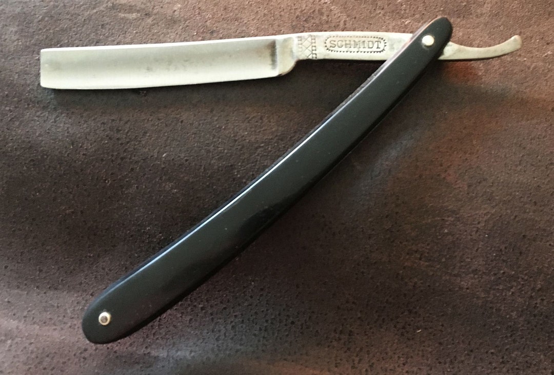 Vintage 3/8 Straight Razor Walter SCHMIDT Solingen Gallalith 1930s - Etsy