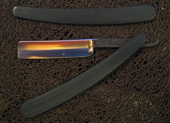 EBONY Style Black ABS Scales for 5/8 6/8 Straight Razors | Etsy