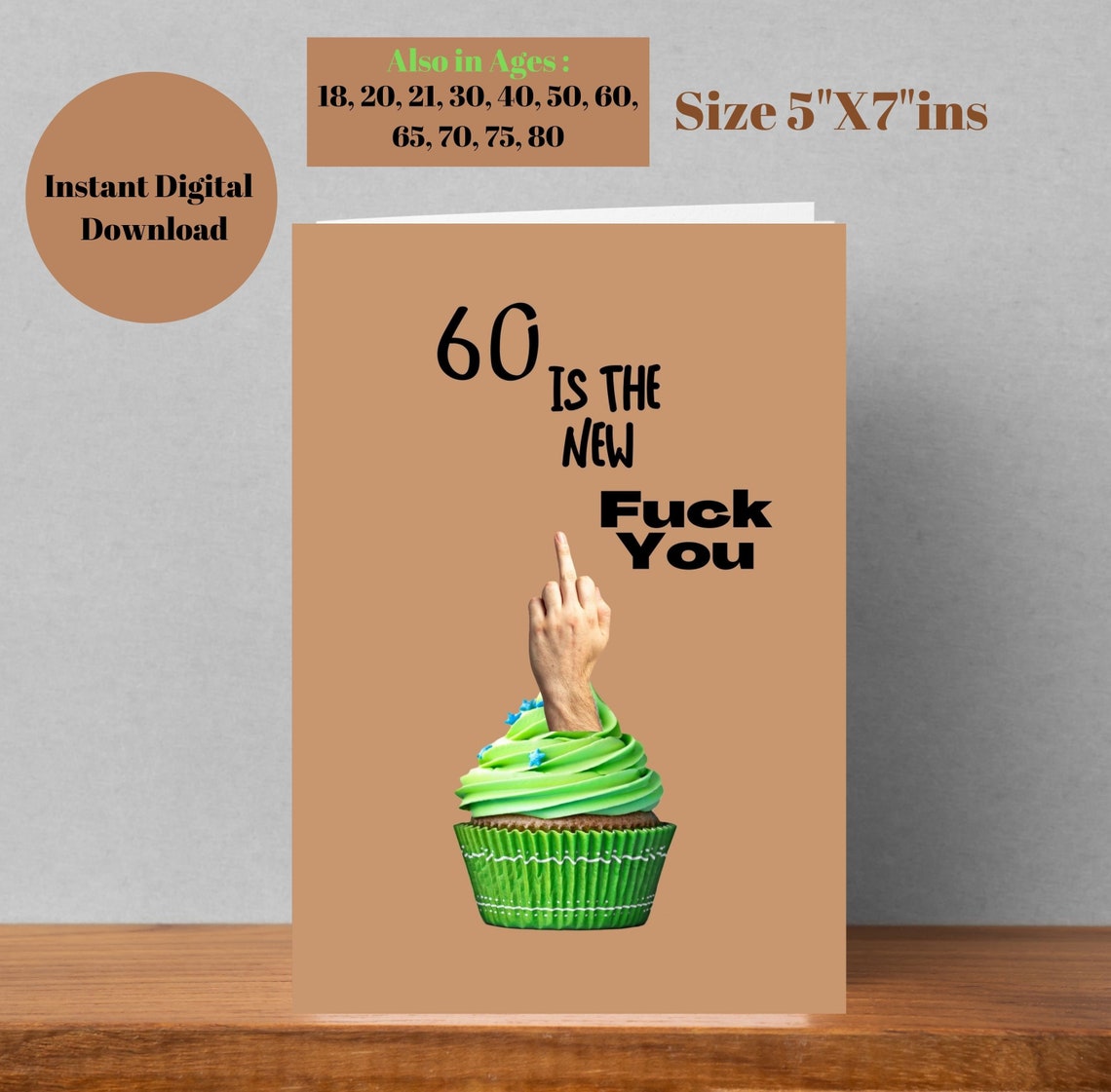 funny-60th-birthday-card-unisex-birthday-greeting-card-rude-etsy