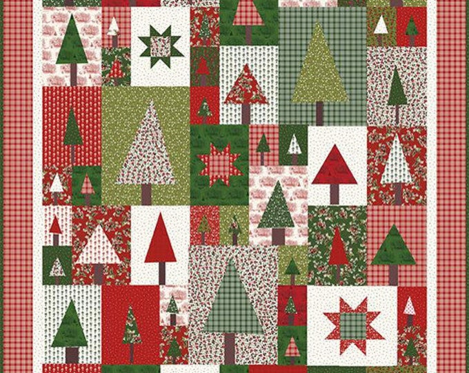 Pine Hollow Patchwork Forest Quilt Patternchristmas Tree - Etsy