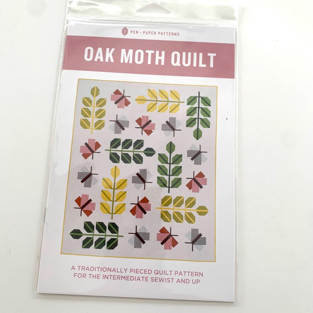 Oak Moth Quilt Pattern - Pen and Paper Patterns - PPP29 - Etsy