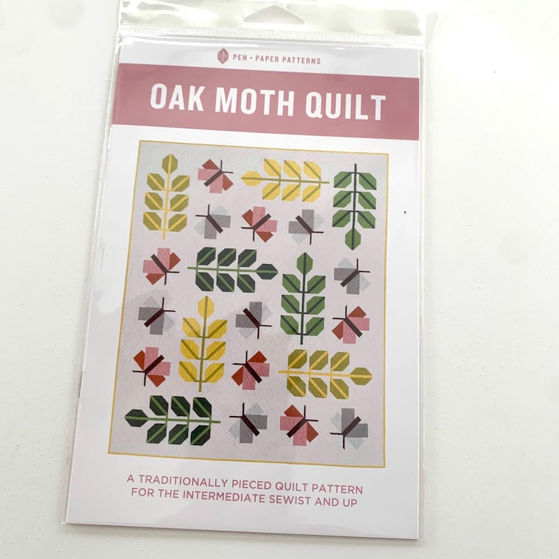 Oak Moth Quilt Pattern - Pen and Paper Patterns - PPP29 - Etsy