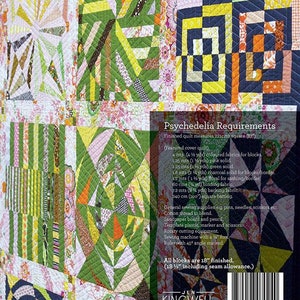 Psychedelia Pattern Booklet - JKD 0240 Jen Kingwell Designs - Etsy