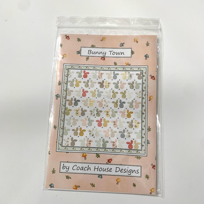 Bunny Town Quilt Pattern - CHD 2116 Coach House - Bella Bunny Town - Etsy