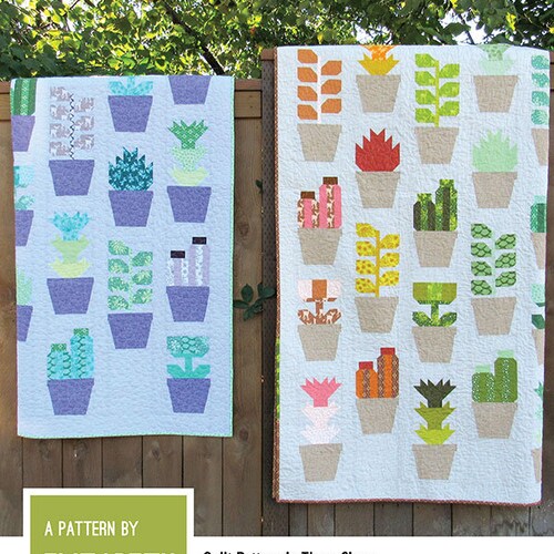 Greenhouse EH 037 Patterns Elizabeth Hartman Cactus | Etsy