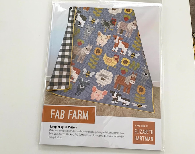 Fab Farm Quilt Pattern EH 069 Patterns by Elizabeth Hartman - Etsy