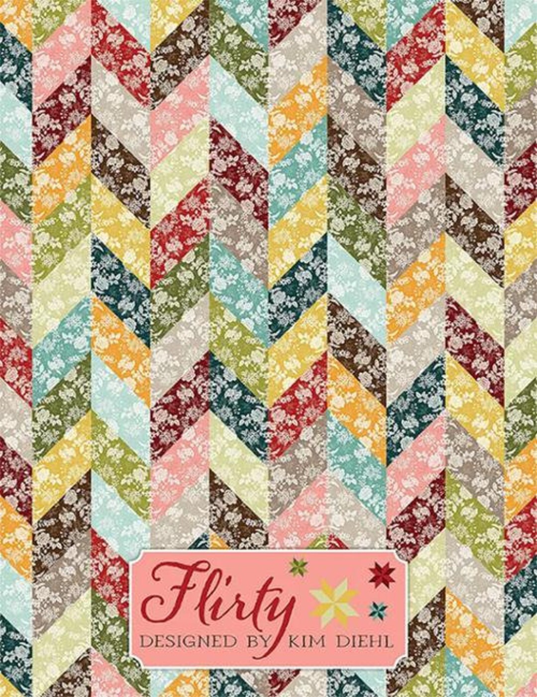 Flirty Quilt Pattern Kim Diehl ISE 276 Its Sew Emma - Etsy