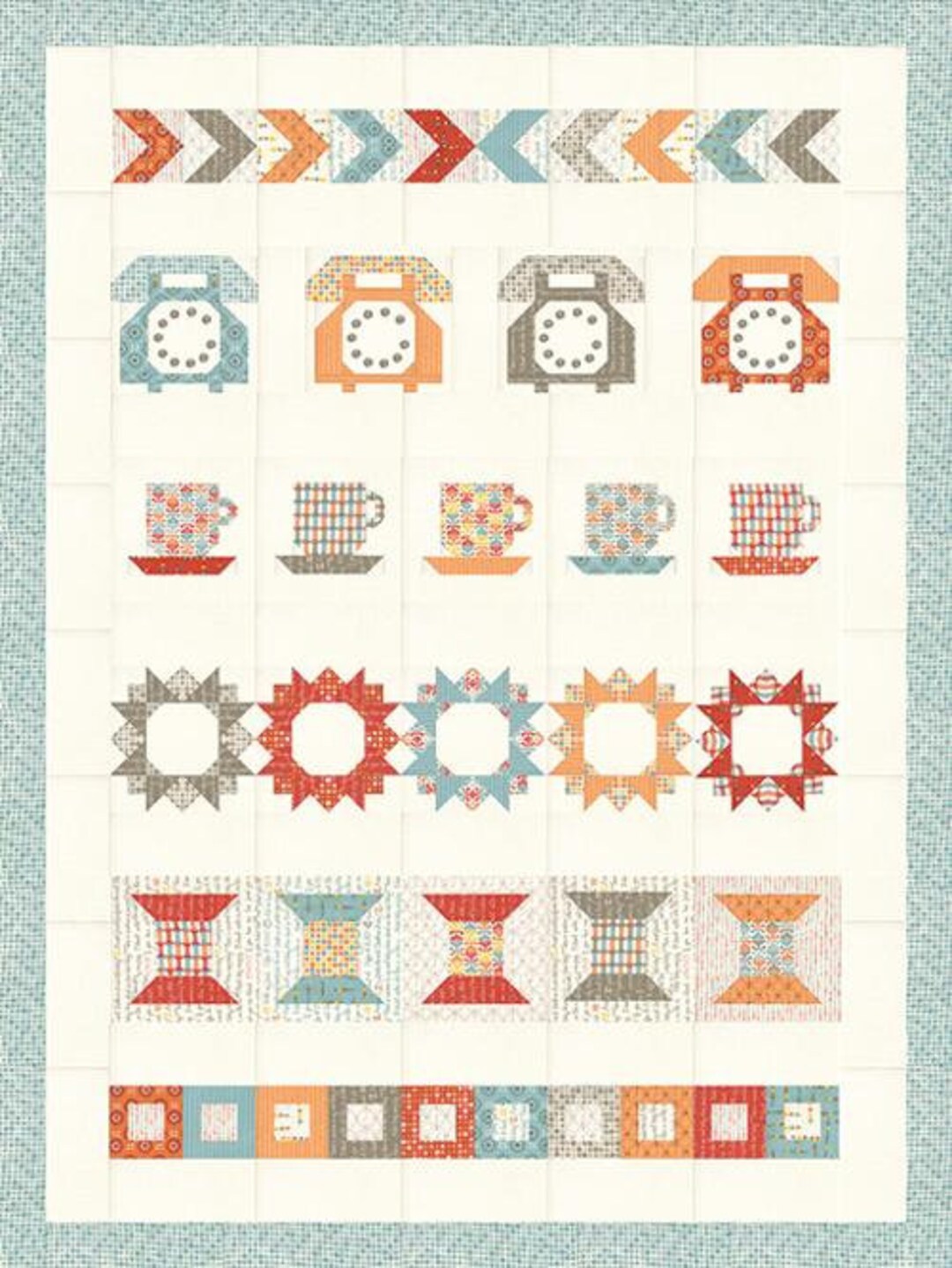 Hello My Friend Quilt Pattern Sandy Gervais PH 682 Pieces - Etsy