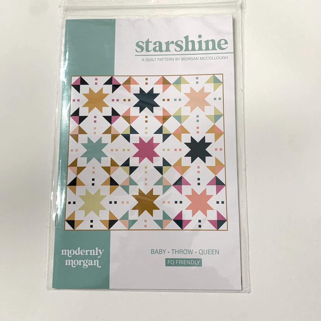 Starshine Quilt Pattern - MM 008 Modernly Morgan - Modern Quilt Pattern ...
