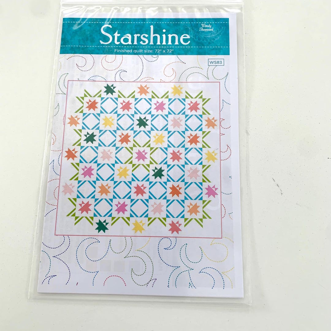 Starshine Quilt Pattern - WS 83 Wendy Sheppard - Etsy