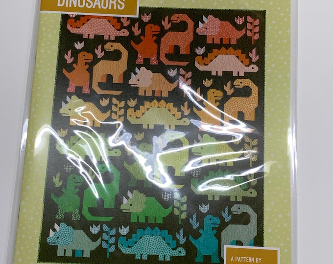 Dinosaurs Quilt Pattern - EH 058 Patterns by Elizabeth Hartman - Etsy