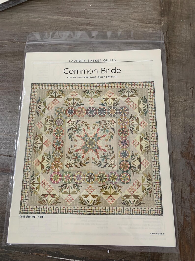 Common Bride Quilt Pattern - Laundry Basket Quilts - LABLBQ-0281-P - Etsy