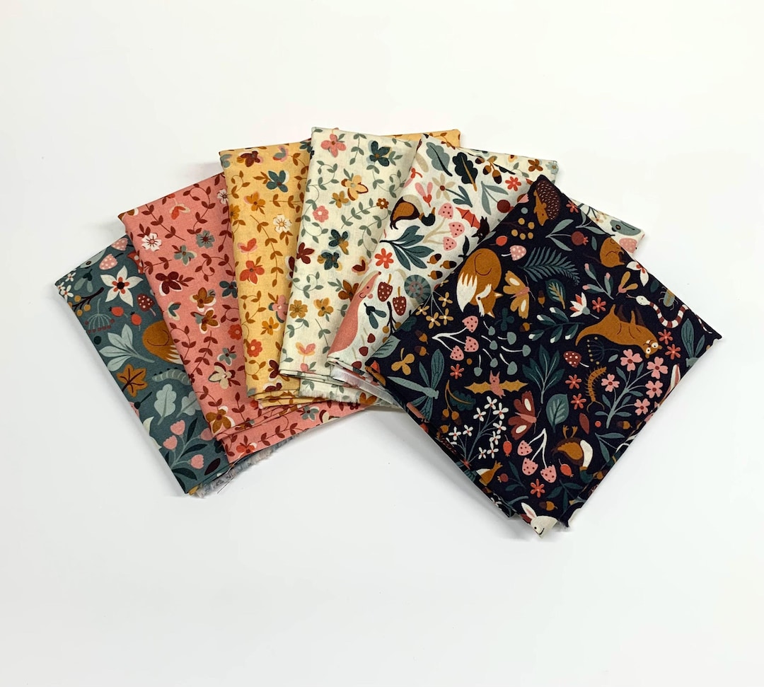 Acorn Hollow Fat Quarter Bundle - Basicgrey - Moda - Cut From Bolt - Etsy