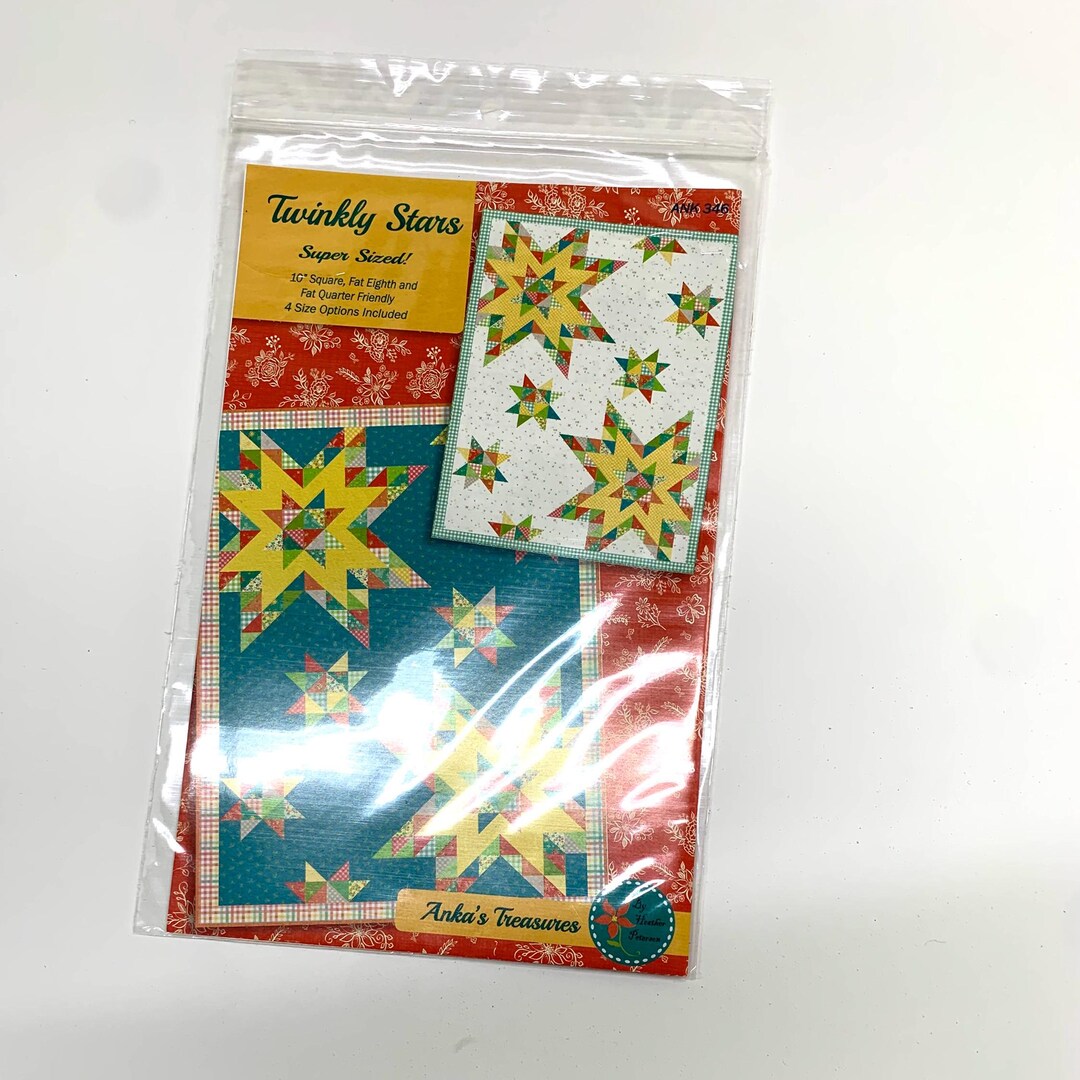 Twinkly Stars Quilt Pattern - ANK 346 Ankas Treasures - Heather ...