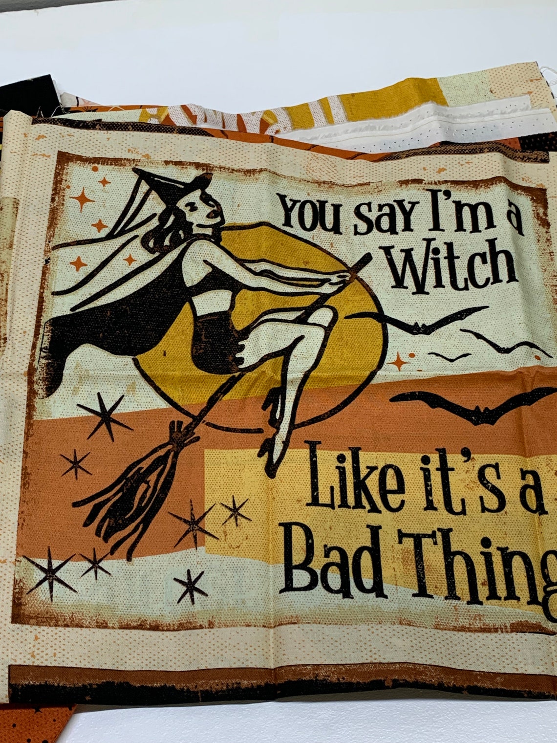 Retro Halloween Fat Quarter / Panel Bundle Clothworks Dan - Etsy