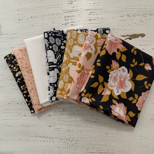 Midnight in the Garden Fabric - Etsy