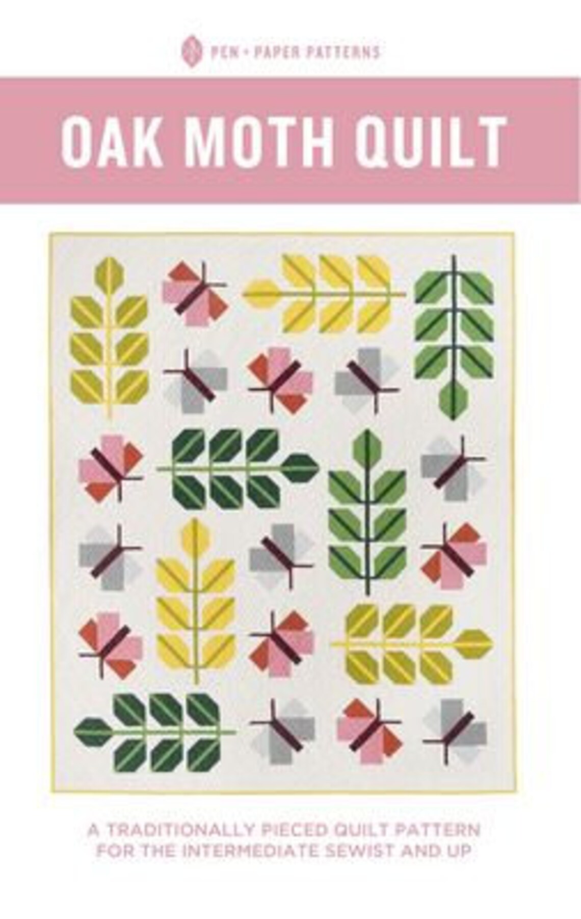 Oak Moth Quilt Pattern - Pen and Paper Patterns - PPP29 - Etsy