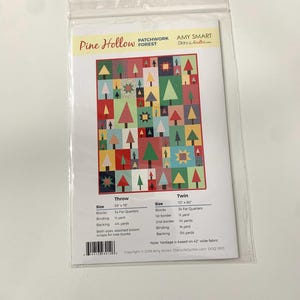 Amy Smart Pine Hollow Patchwork Forest Quilt Pattern - Etsy