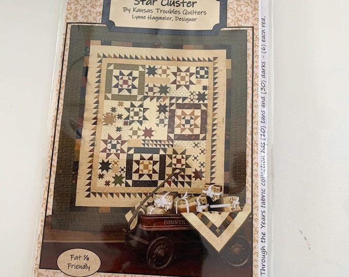 Star Cluster Quilt Pattern - KT 20076 Kansas Troubles Quilters - Etsy