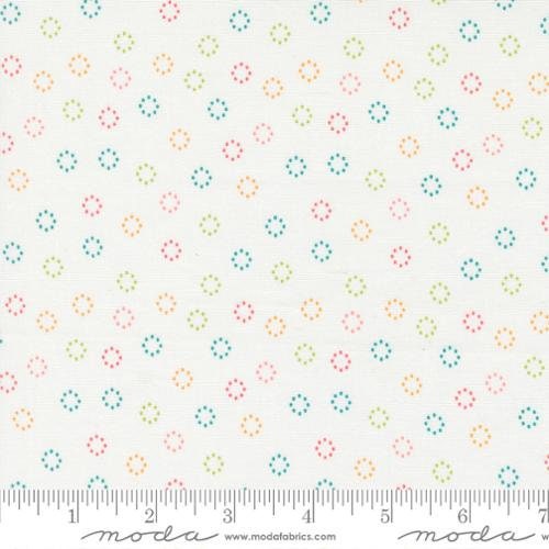 Daisy Dots Dots Cloud Cotton Fabric Strawberry Lemonade Sherri and ...