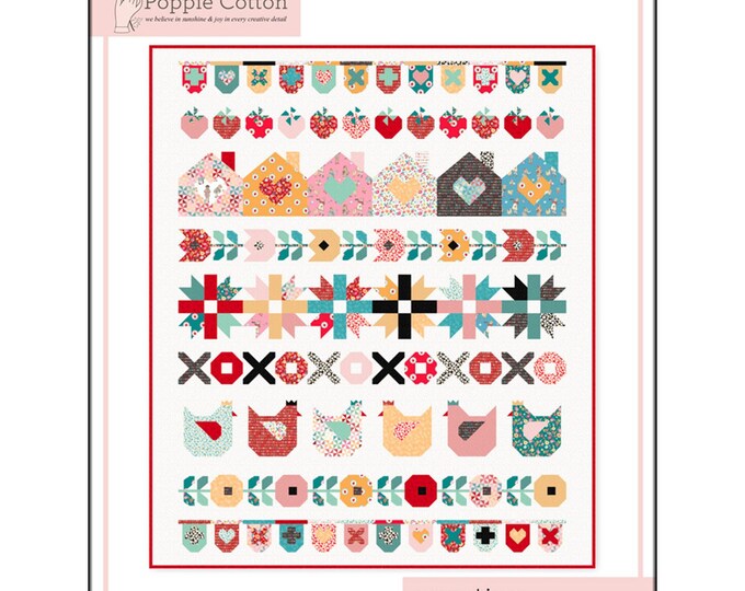 Sunny Kisses Quilt Pattern - Poppie Cotton- Jina Barney, Lori Woods ...