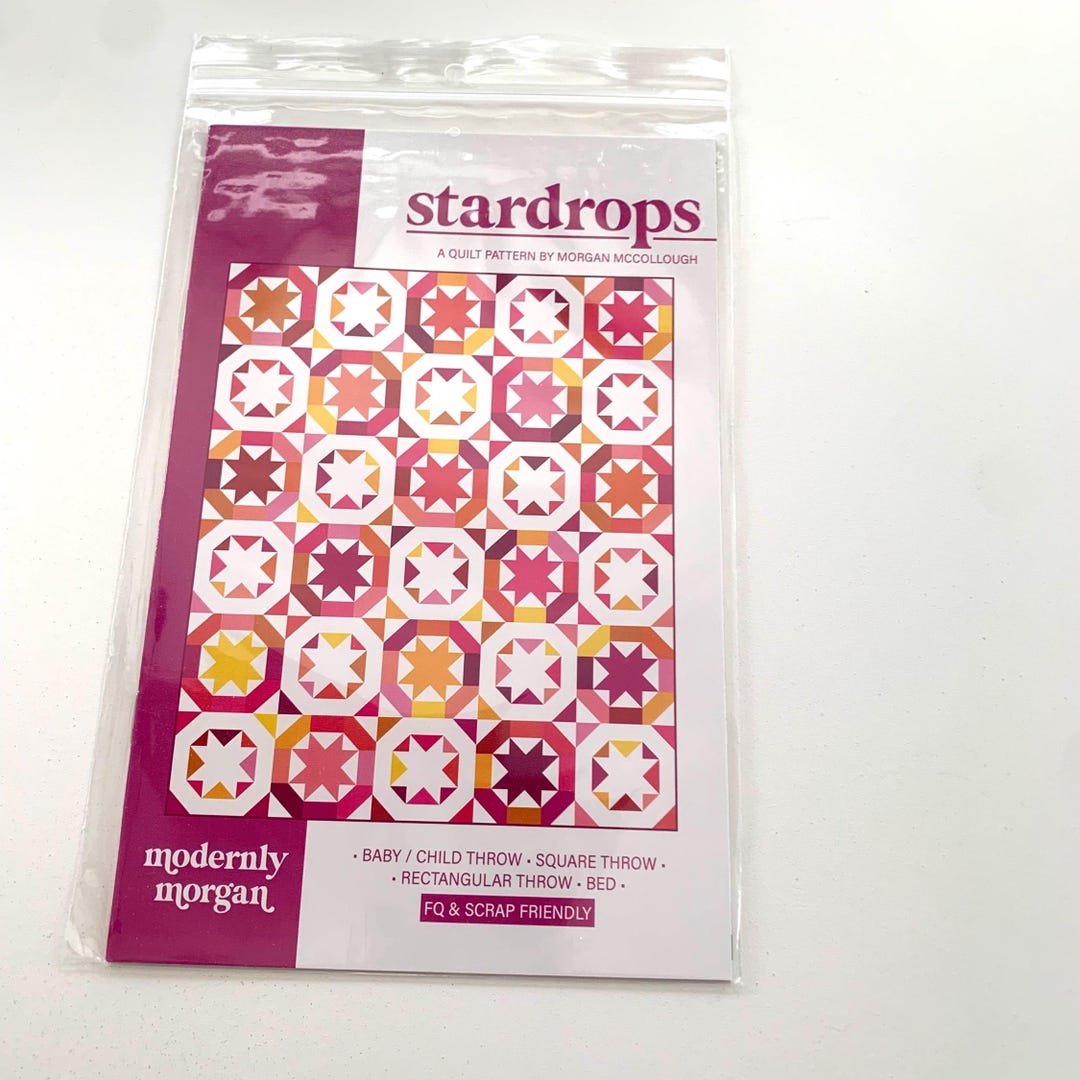 Stardrops Quilt Pattern - MM 024 - Modernly Morgan - New Pattern With ...
