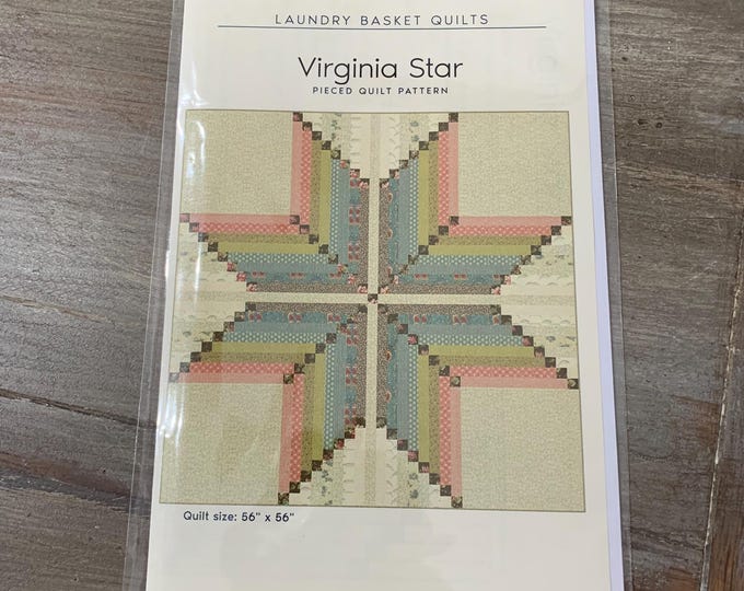 Virginia Star Quilt Pattern - Laundry Basket Quilts - LABLBQ 1412p - Etsy