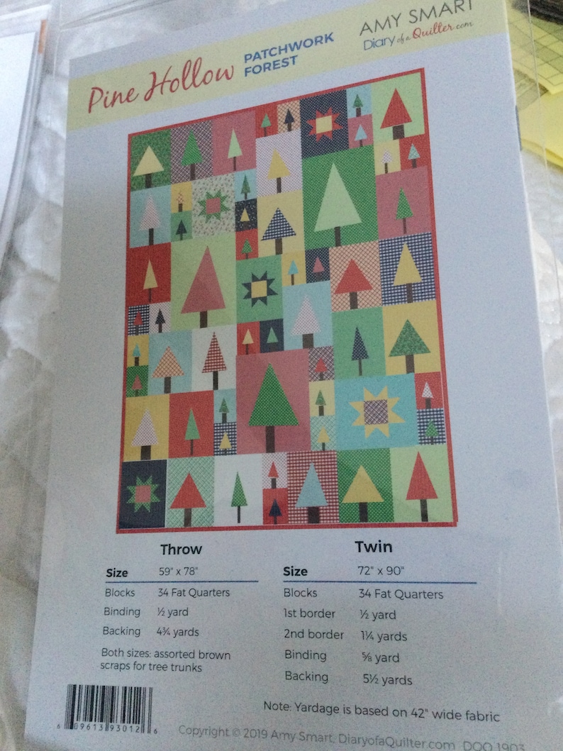 Amy Smart Pine Hollow Patchwork Forest Quilt Pattern - Etsy