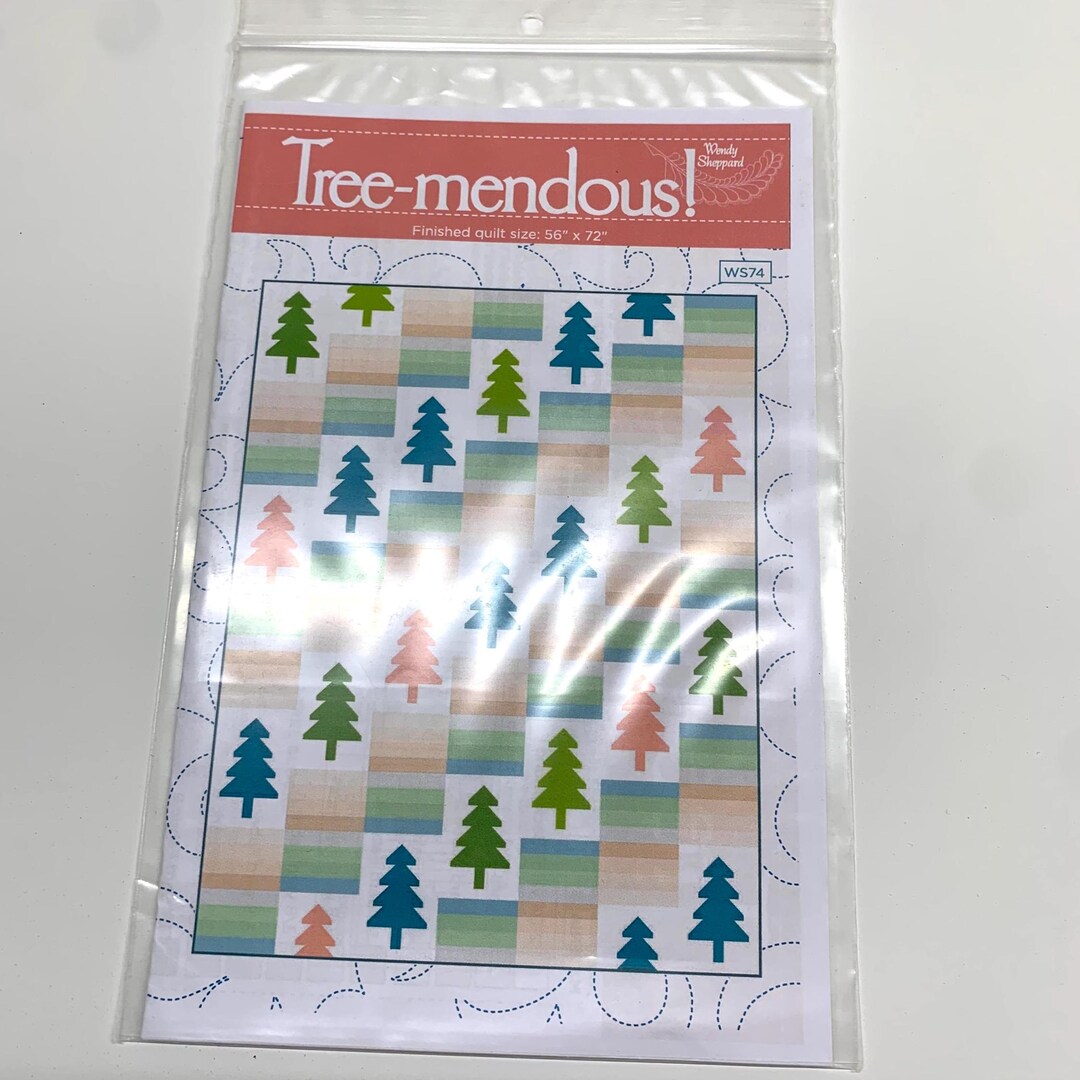 Tree-mendous! Quilt Pattern - WS 74 Wendy Sheppard - Etsy