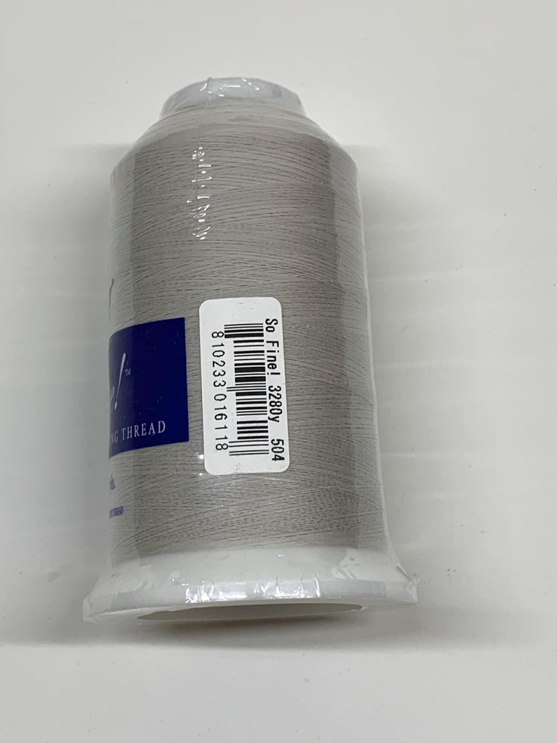 So Fine Thread 3280yd Superior Thread - 50 Wt 3 Ply Machine Quilting ...