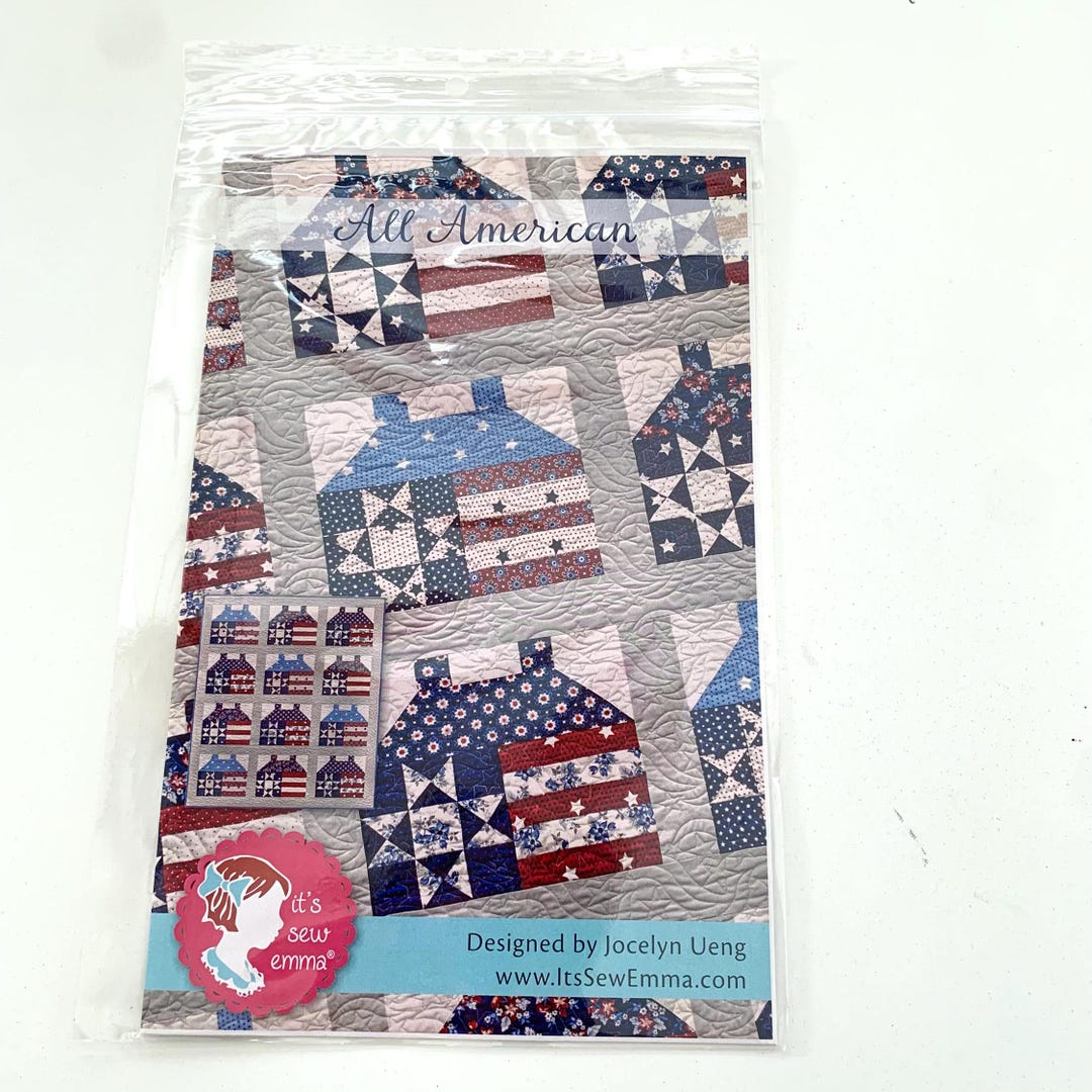 All American Quilt Pattern - ISE 291 Its Sew Emma - Jocelyn Ueng - Etsy