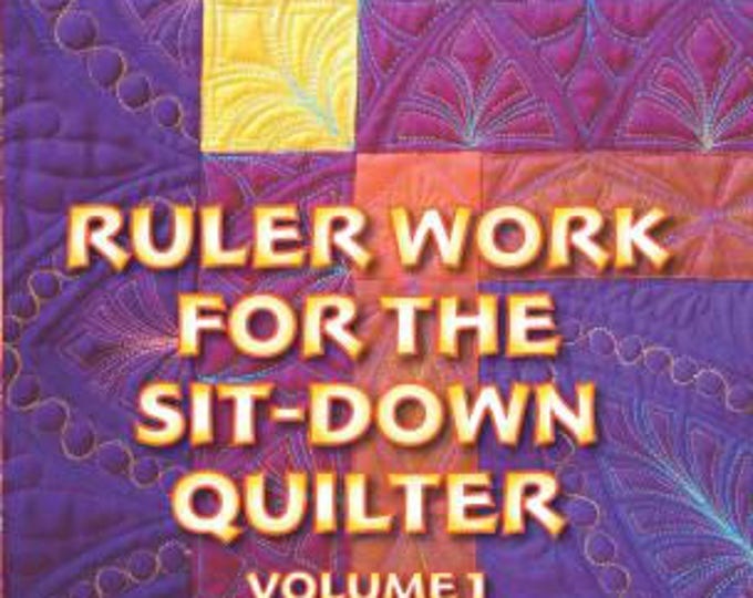 Patsy Thompson Ruler Work for the Sit Down Quilter Volume 1 DVD - Etsy