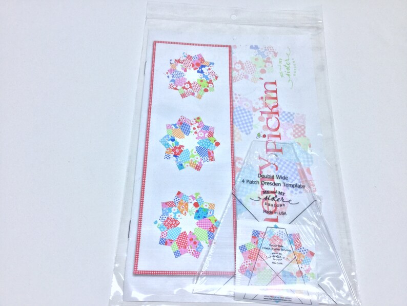 Starburst Table Runner Quilt Pattern W/templ MMS 20546 Me & My - Etsy