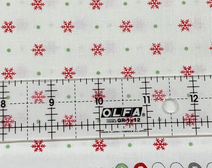 Flurry Blenders Snowflake Cotton Fabric -kitty Christmas - Urban Chiks ...