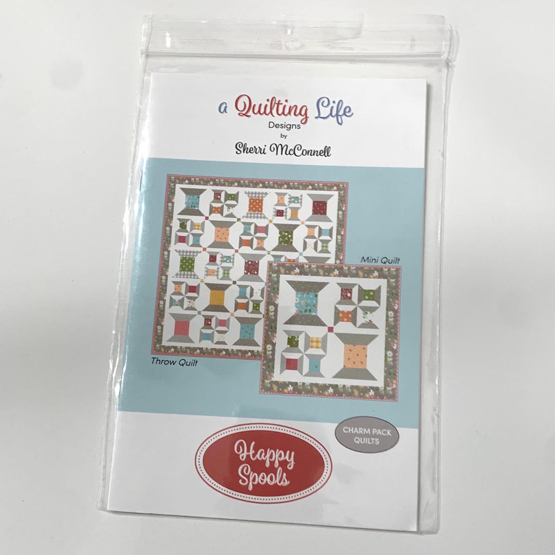 Happy Spools Quilt Pattern - QLD232 - Quilting Life Designs by ...