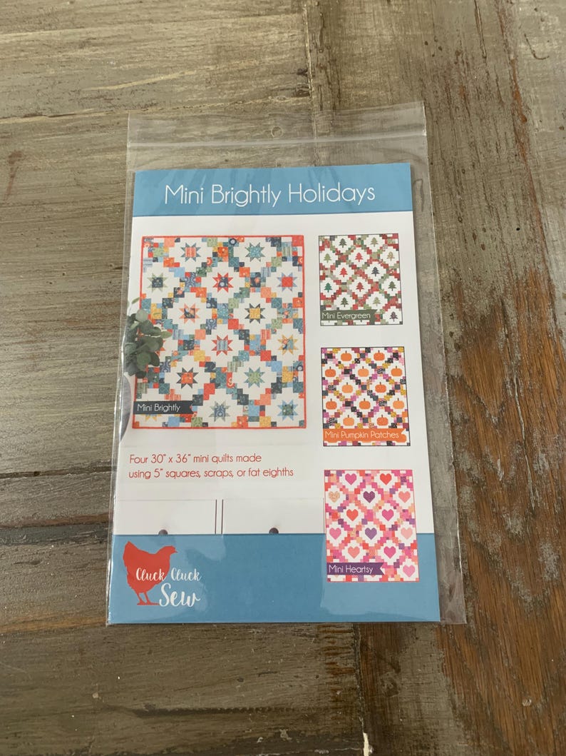 Mini Brightly Holidays Quilt Pattern - Allison Harris - CCS219 - Etsy
