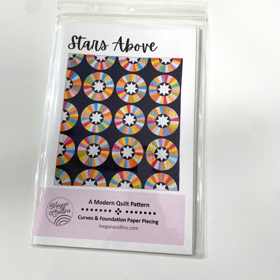 Stars Above Quilt Pattern - MCQ 015 Megan Collins Designs - Curves ...