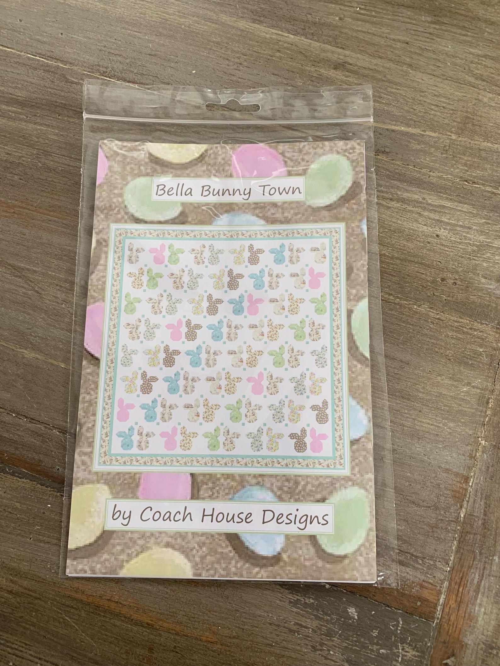 Bunny Town Quilt Pattern - CHD 2116 Coach House - Bella Bunny Town - Etsy