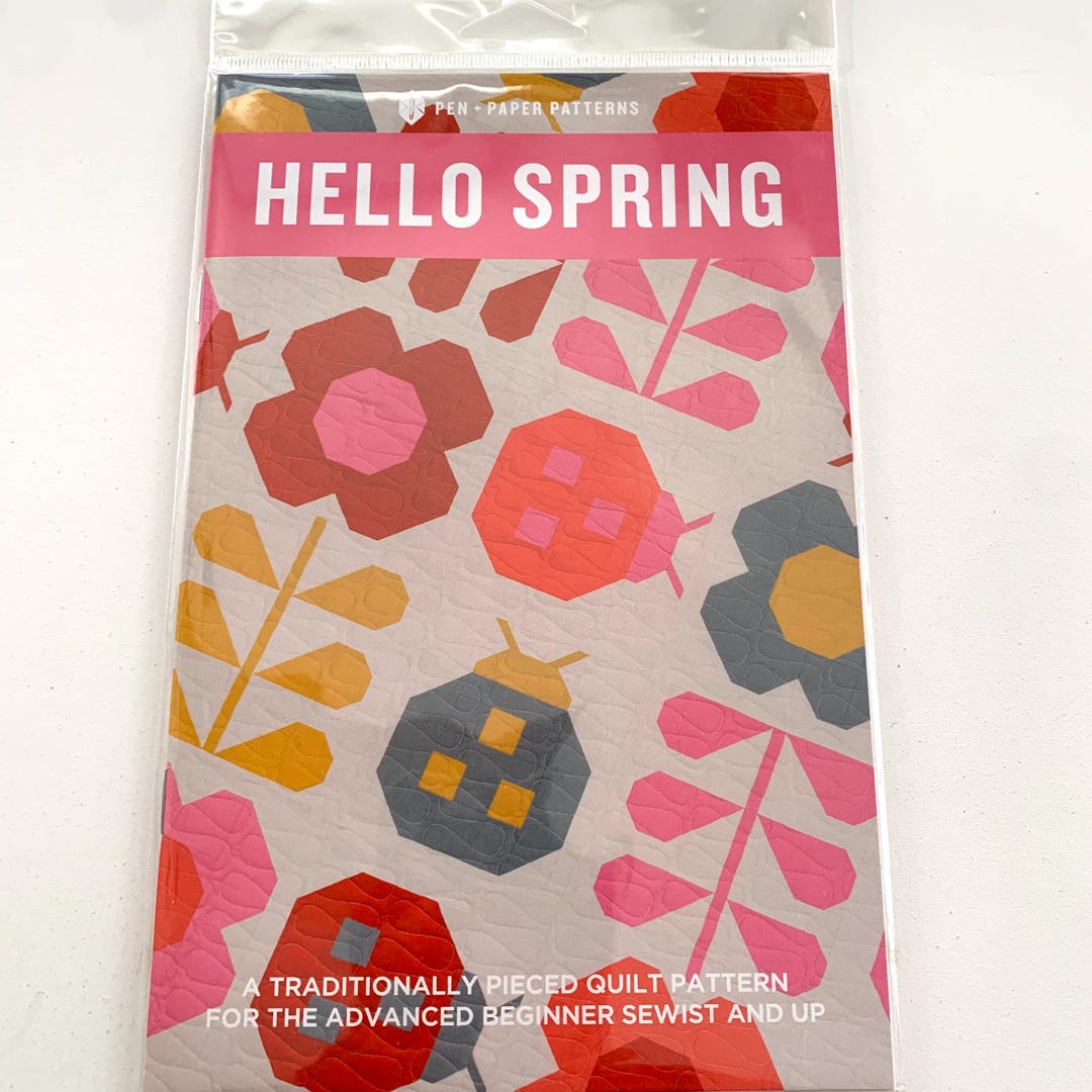 Hello Spring Quilt Pattern - PPP 37 Pen and Paper Patterns - Etsy
