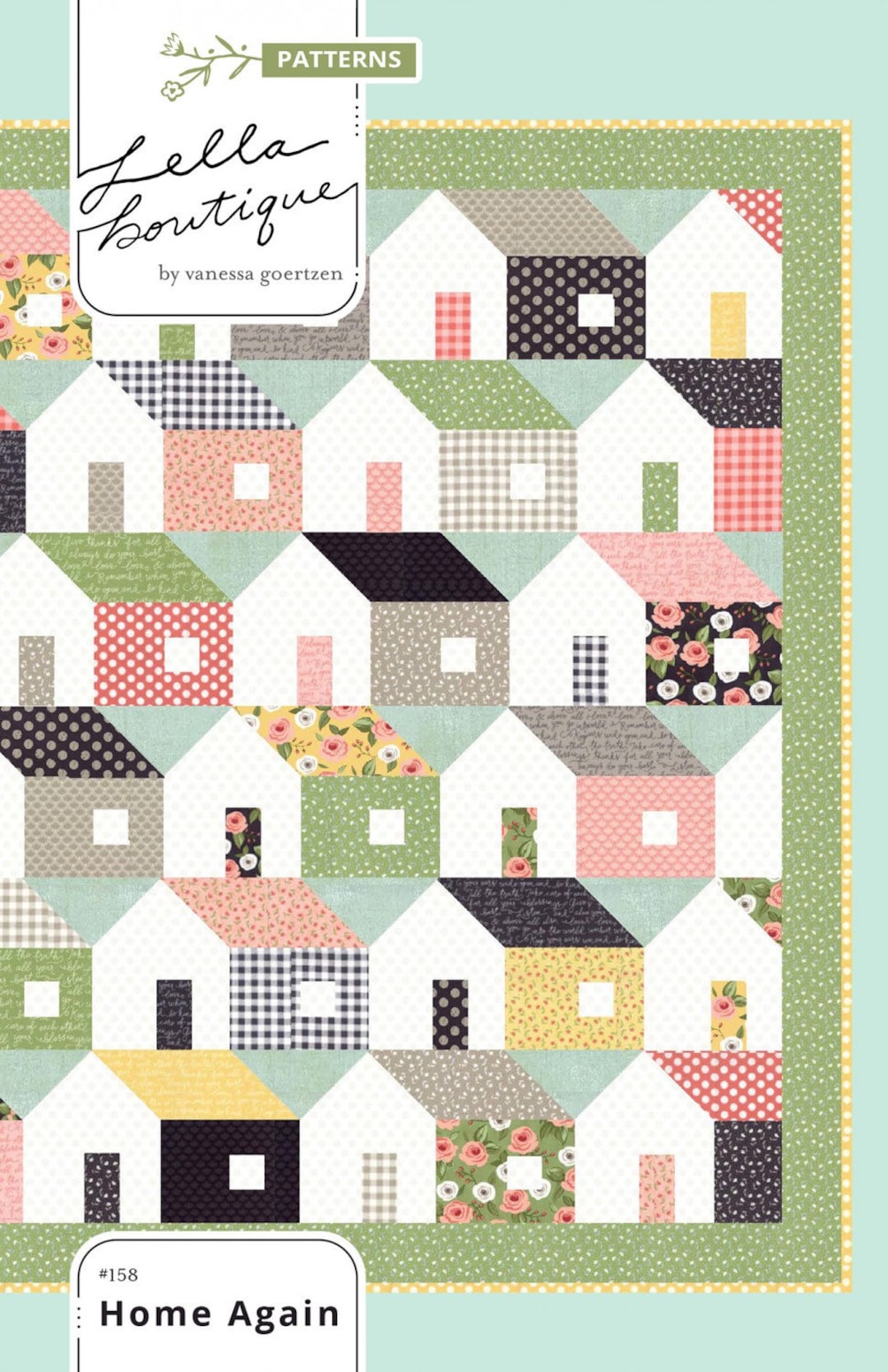 Home Again Pattern by Lella Boutique House Quilt Pattern - Etsy