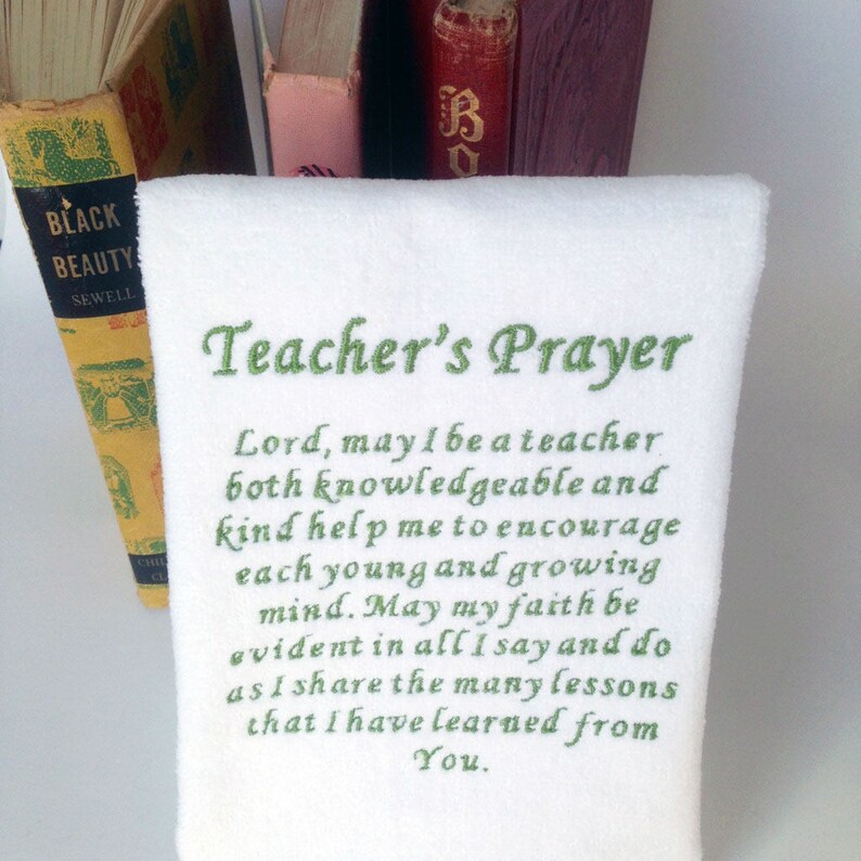 1226-4 TEACHERS Prayer/ultimate Teacher/celebrate - Etsy