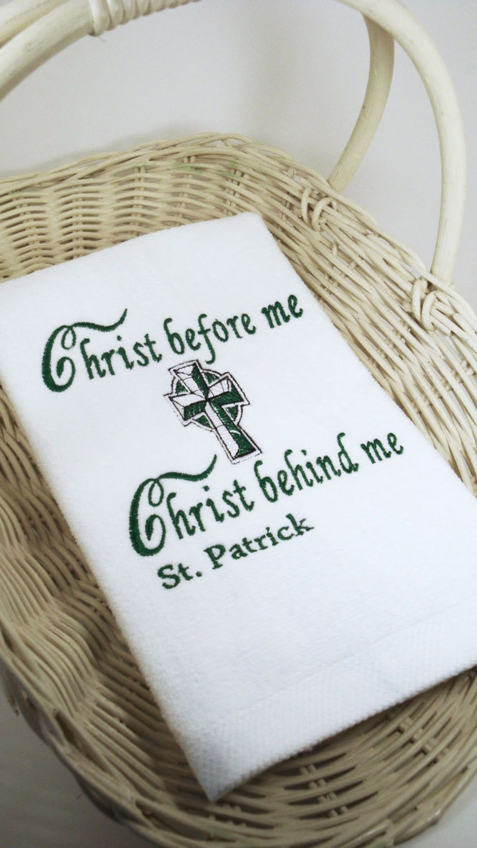 1225-2 Saint Patrick Guest Towel/irish Towel/catholic - Etsy